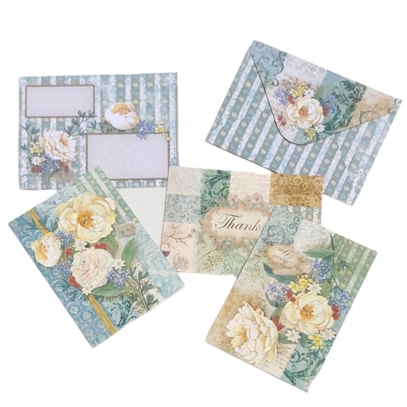 Punch Studio | Party Supplies | Punch Studio White Dahlia Thank You ...